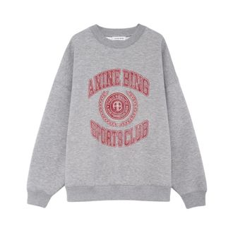 Anine Bing Miles Collegiate Sweatshirt - - Sweatshirts & Hoodies - Damen - Grau - XS