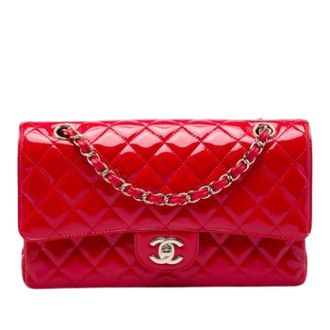 Chanel Sac bandouli&egrave;re vintage Chanel Pre-owned Double Flap - Femme - Pre-owned - Rouge - Taille: ONE Size
