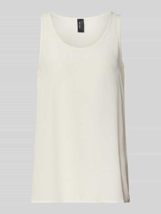 Marc Cain Blusenshirt mit Rundhalsausschnitt und Label-Detail