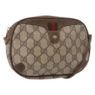 Gucci Sac bandouli&egrave;re en plastique Pre-owned - Femme - Pre-owned - Beige - Taille: ONE Size