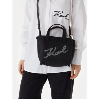 Karl Lagerfeld Handtasche KARL LAGERFELD B1W50027 Schwarz