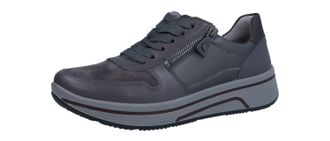 Ara Damen Sapporo Sneaker, Steel,ANTHRAZIT,Amarone, 38.5 EU Weit