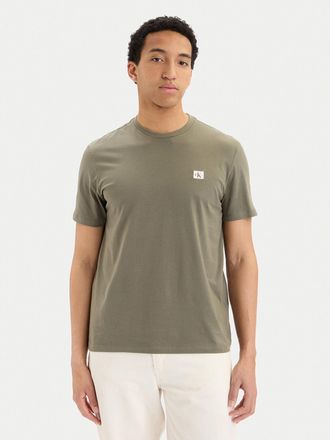 Calvin Klein Jeans T-Shirt LV04RC272G Khakifarben Regular Fit