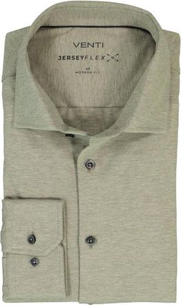 Venti Herren Hemd gr&uuml;n meliert
