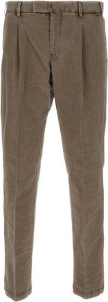 PT01 Pt01, Homme, Pantalons, Beige, Taille: L Pantalon Chino Slim