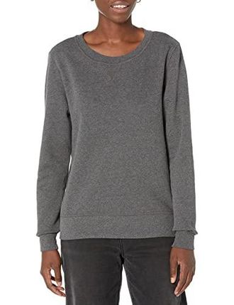 Amazon Essentials Wae50014fl18, Sweat-Shirt Femme, Gris (Charcoal Heather), 44 (Taille fabricant: X-Large)
