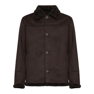 Herno Faux-Shearling-Jacke - - Jackets - Herren - Braun - L
