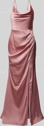 Laona Abendkleid mit Wasserfall-Ausschnitt