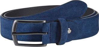 Howard London Suede Belt Zack - - Accessories - Herren - Blau - 85 CM