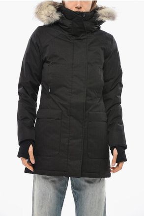 Nobis Slim Fit CARLA Down Jacket with Furred Hood Gr&ouml;&szlig;e Xs
