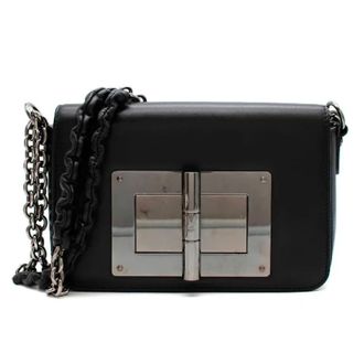 Tom Ford Pre-owned Leder Schultertasche - - Pre-owned - Damen - Schwarzk - ONE SIZE