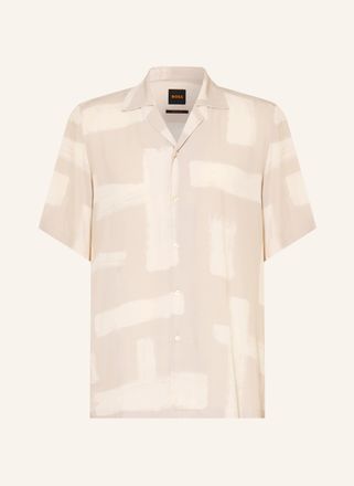 HUGO BOSS Resorthemd Rayer Comfort Fit beige