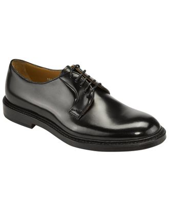 Doucal's Derby-Schuhe aus Glattleder mit runder Schuhspitze in