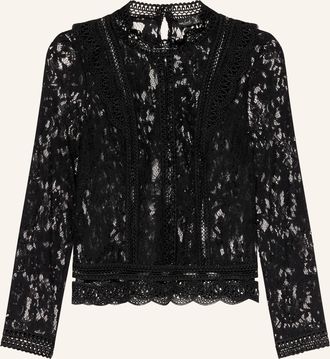 van Laack Van Laack Blusenshirt Vl-Talesia-Xx Aus Spitze schwarz