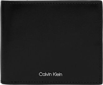 Calvin Klein Geldb&ouml;rse Raised Ew Bill Fold W/ Coin LV04D1163G Schwarz