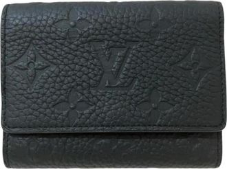 Louis Vuitton Portefeuille Pre-owned (tri-pli) - Femme - Pre-owned - Noir - Taille: ONE Size