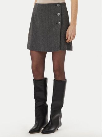 Guess Minirock W6BD21 K6218 Grau Regular Fit