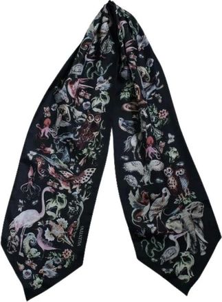 Valentino &Eacute;charpe en soie Pre-owned - Femme - Pre-owned - Multicolore - Taille: ONE Size