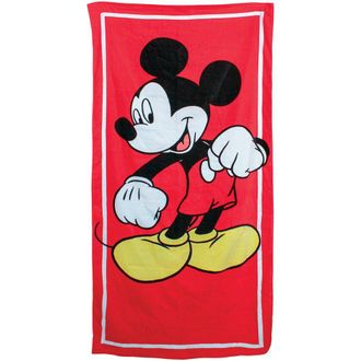 Jerry Leigh Collections Etc Disney Mickey Mouse Klassisches Strandtuch, Rot