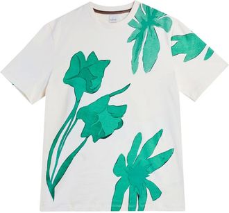 Paul Smith Homme, Tops, Multicolore, Taille: XL T-shirt Stampa Botanica