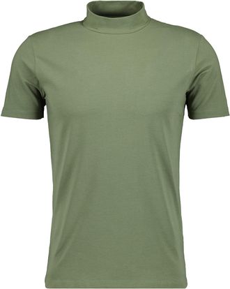 Ragman Herren Stehkragen-Shirt, Body fit Oliv-339, XXL