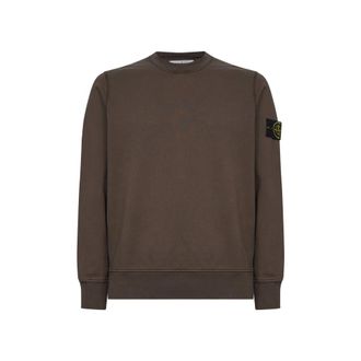 Stone Island Crewneck Sweatshirt - - Sweatshirts & Hoodies - Herren - Braun - XL