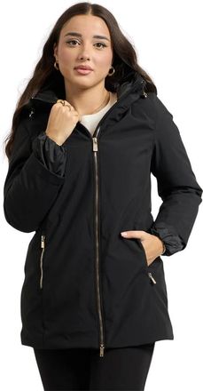 Yes-Zee YES Zee, Femme, Vestes, Noir, Taille: 44 FR Mid Down Jacket