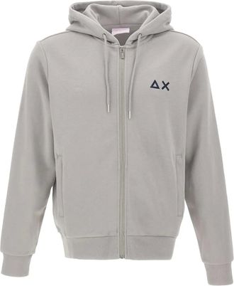 Sun 68 Kapuzenjacke mit Kordelzug - Grau