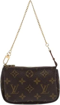 Louis Vuitton Mini Pochette Accessoires Pre-owned - Femme - Pre-owned - Brun - Taille: ONE Size