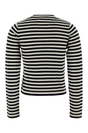 Extreme Cashmere Womens Embroidered Cotton Blend N&acirc;&deg;451 Sweater Breton Exterior: Cashmere Maglieria