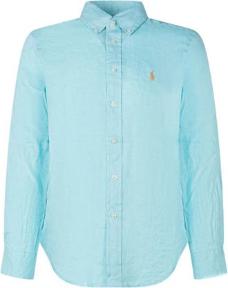 Polo Ralph Lauren Femme, Blouses et Chemises, Bleu, Taille: 40 FR SweaT-shirt en coton doux
