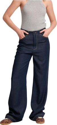 Kocca Femme, Jeans, Bleu, Taille: 36 FR Pantaloni Jeans Wide Leg