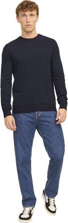 Jack & Jones Strickpullover JJEGLOBE KNIT CREW NECK aus Baumwolle