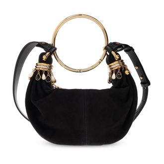 Chlo&eacute; Bracelet Mini Hobo Bag - - Bags - Damen - Schwarzk - ONE SIZE