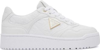 Guess Femme, Chaussures, Blanc, Taille: 40 EU Miram6 Baskets