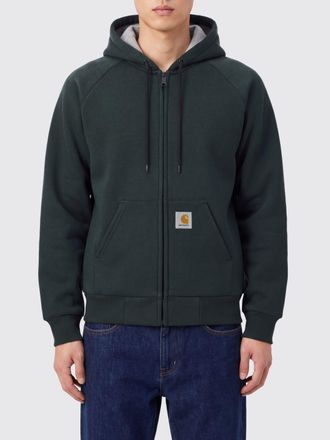 Carhartt Work in Progress Kapuzenjacke aus Baumwollmischung mit Kontrastlogo