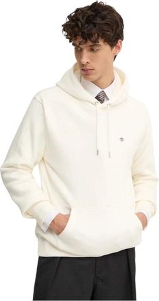 GANT Sweat &agrave; capuche Shield - Homme - Sweatshirts et sweats &agrave; capuche - Beige - Taille: 2XL