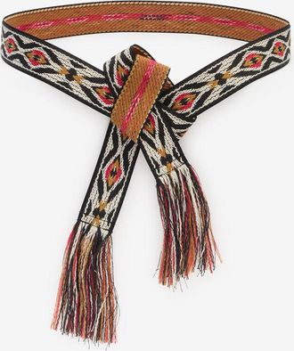 Isabel Marant Ceinture Etki - Femme - Noir Et Dor&eacute; - Isabel Marant