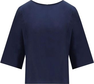 Max Mara Femme, Blouses et Chemises, Bleu, Taille: 36 FR Blouse Fastoso