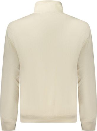 Napapijri Brushed Cotton Half-Zip Sweatshirt - Beige