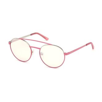 Guess unisex, Accessoires, Rose, Taille: ONE Size Lunettes de Soleil en M&eacute;tal Violet Miroir Unisexe