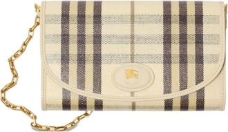 Burberry Femme, Sacs, Beige, Taille: ONE Size Highlands Chain Strap Wallet