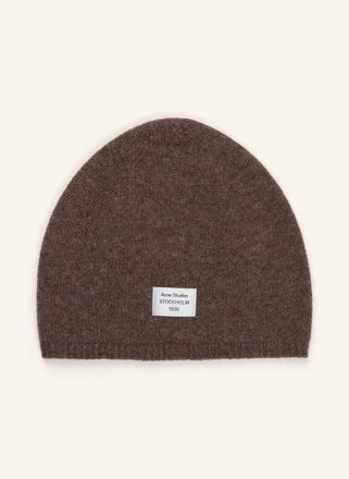 Acne Studios Cashmere-M&uuml;tze braun