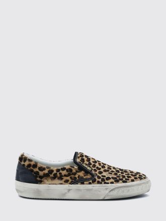 Golden Goose Baskets slip-on VCE Penstar en poulain &agrave; imprim&eacute; animalier