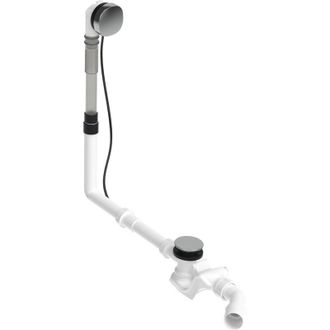 Duravit Ab-/&Uuml;berlaufgarnitur quadroval chrom