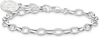 Thomas Sabo Thomas Sabo Charm-Armband mit Kaltemaille Silber Recyceltes 925 Silber Kaltemail X0287-007-21-L19