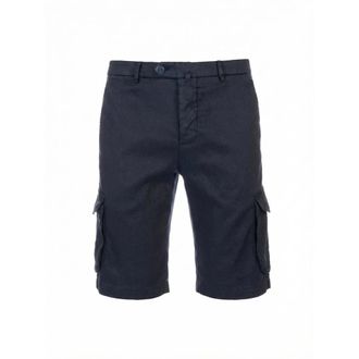 Kiton Bermuda Cargo - - Shorts - Herren - Blau - W31