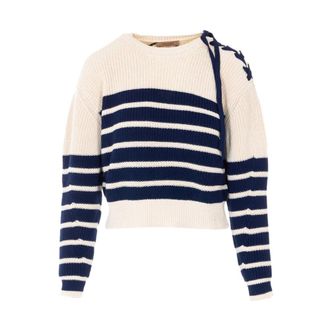 Twinset Femme, Pulls, Beige, Taille: 38 FR Pulls Twin-set