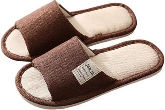 BESPORTBLE Chaussures De Maison Simples Coton Et Lin Pour Hommes Et Femmes Légères Et Confortables