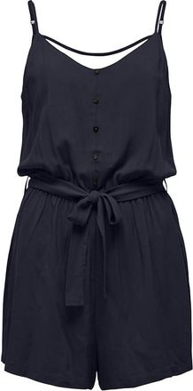 Only Damen Jumpsuit Onlnova Life Meyer Playsuit Solid Ptm, Night Sky, 32
